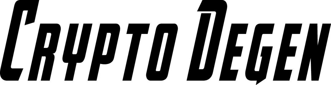 Crypto Degen Comes in White or Black Letters DTF Print, Heat Transfer, Ready to Press - Etsy