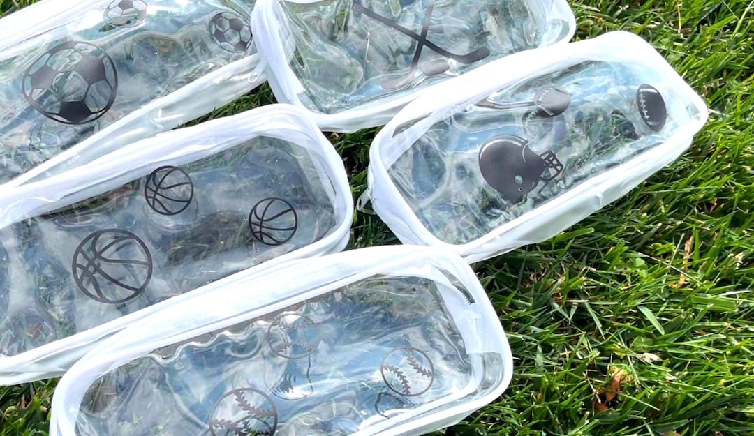 Sports Theme Pouch Clear Pouch Goody Bag Gift Birthday Party Favor Team ...