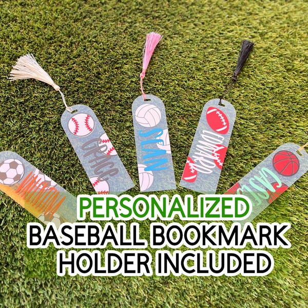 Baseball Bookmark - Etsy