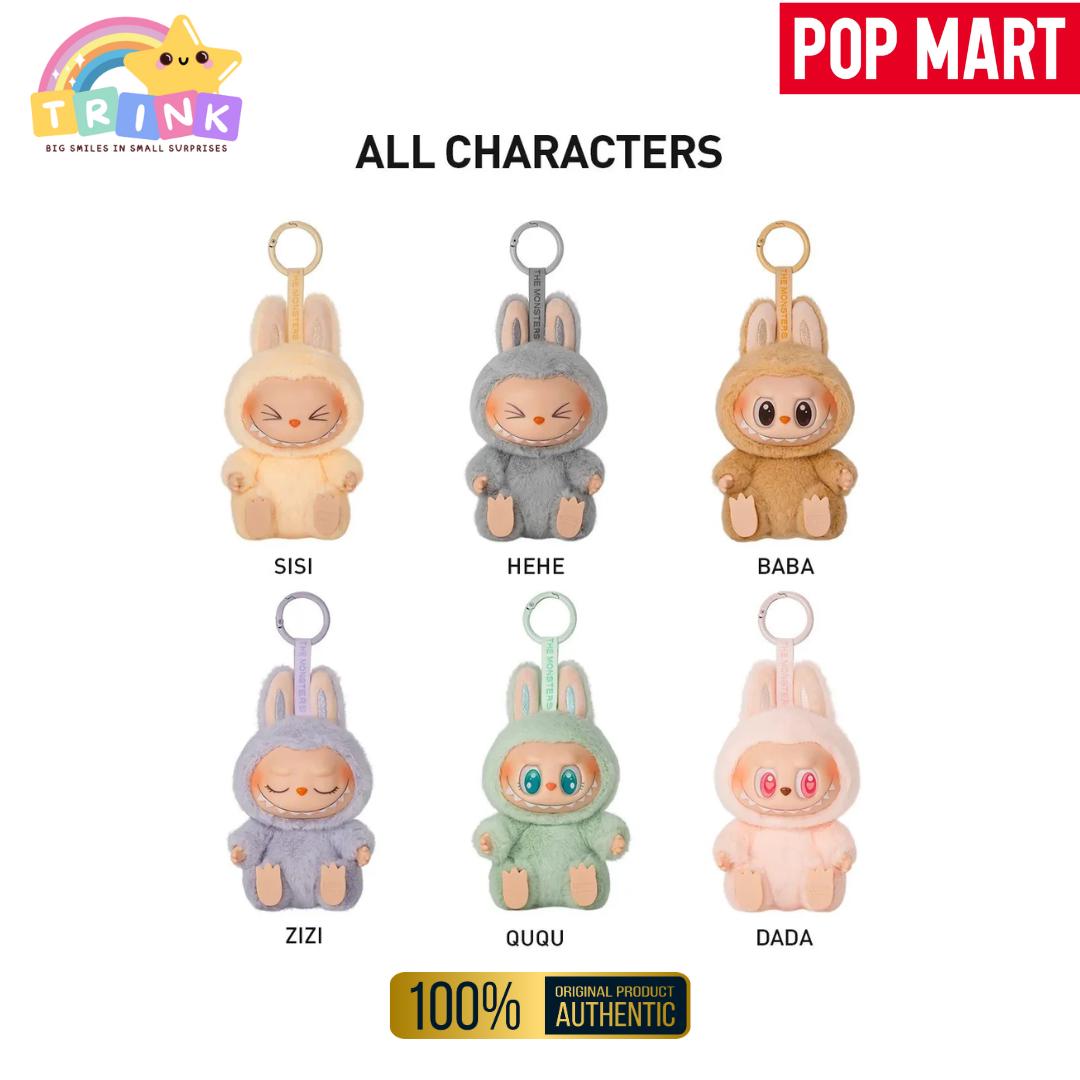 Authentic, Fluffy Pop Mart Labubu the Monsters Have a Seat Plush Dolls ...