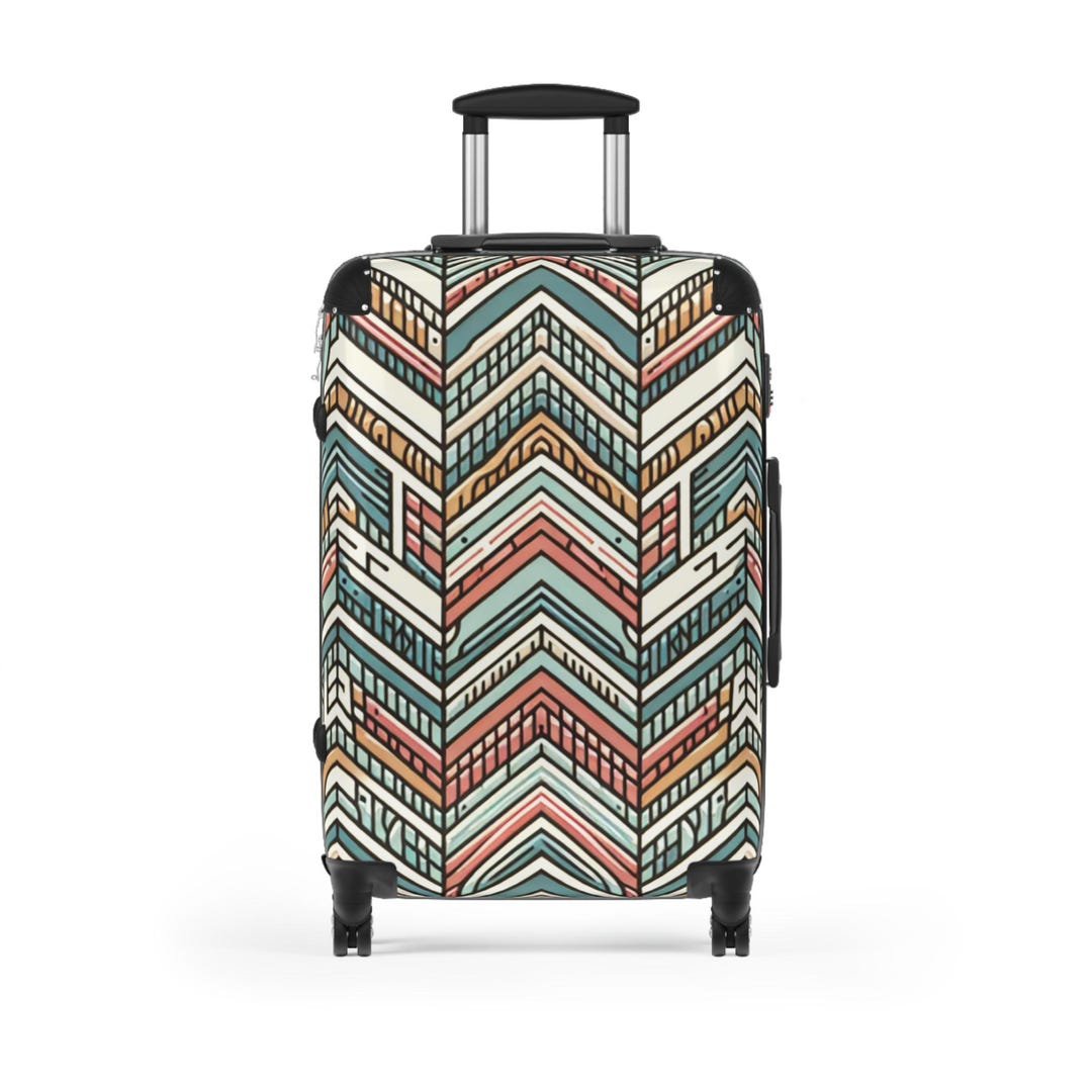 Modern Lines Travel Suitcase Stylish and Durable Luggage for Your ...