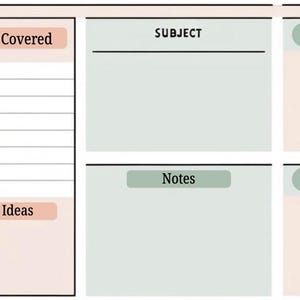 Note Taking Guide - Etsy