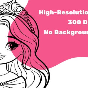 35 Printable Princess Coloring Book: Fairy Tale Activity Color Pages ...