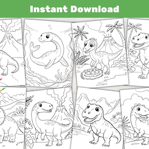 Bold and Easy Dinosaur Coloring Pages for Kids, Simpletoddler Preschool ...