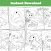 Bold and Easy Dinosaur Coloring Pages for Kids, Simpletoddler Preschool ...