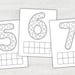 0-10 Numbers Dot Marker Coloring Pages Dot Sticker Math Activity ...
