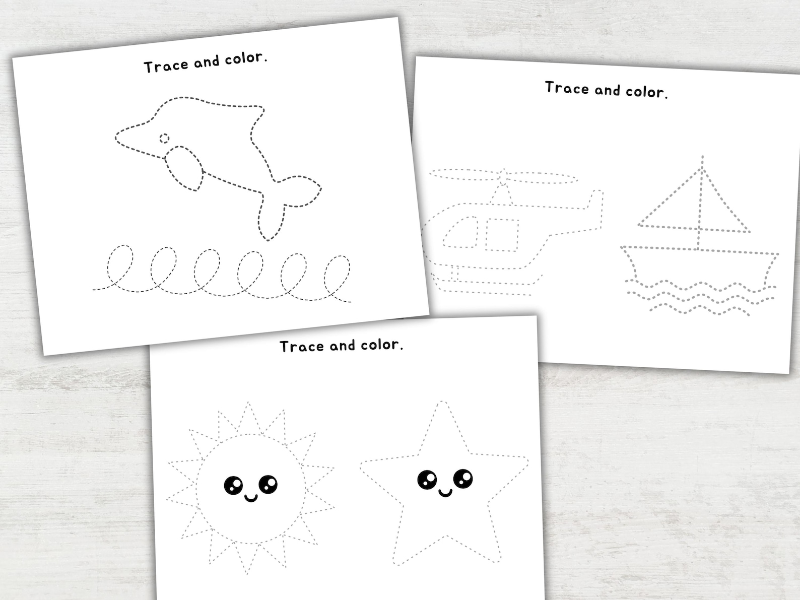 60 Preschool Line Tracing Worksheets Bundle, Fine Motor Pre-writing ...