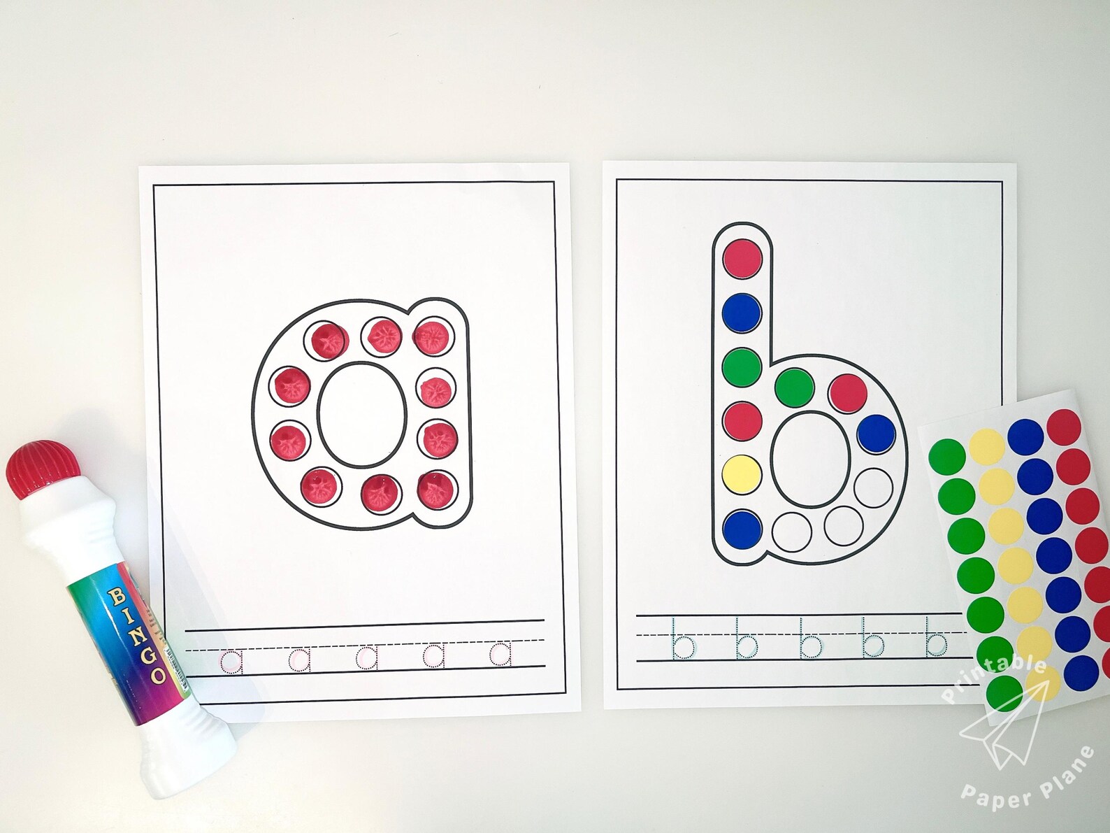 Letter Dot Marker Uppercase & Lowercase Alphabet Do-a-dot Activity for ...