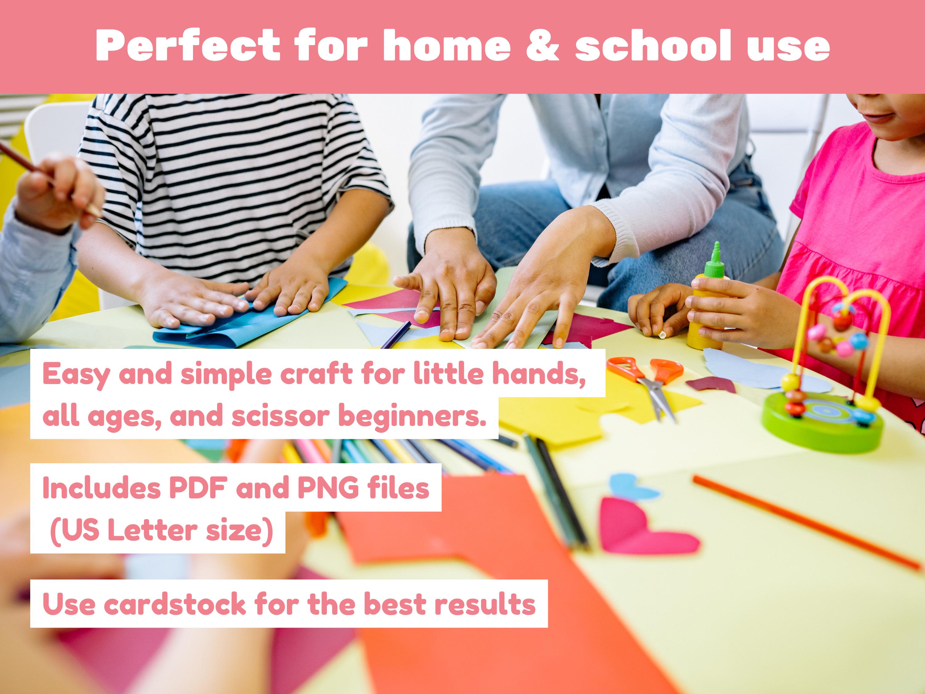 Printable Mother's Day Coloring Card, Build Your Own Flower Vase Craft ...