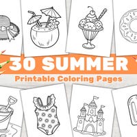 Kids Summer Coloring Book — Fun Day at the Park - Etsy