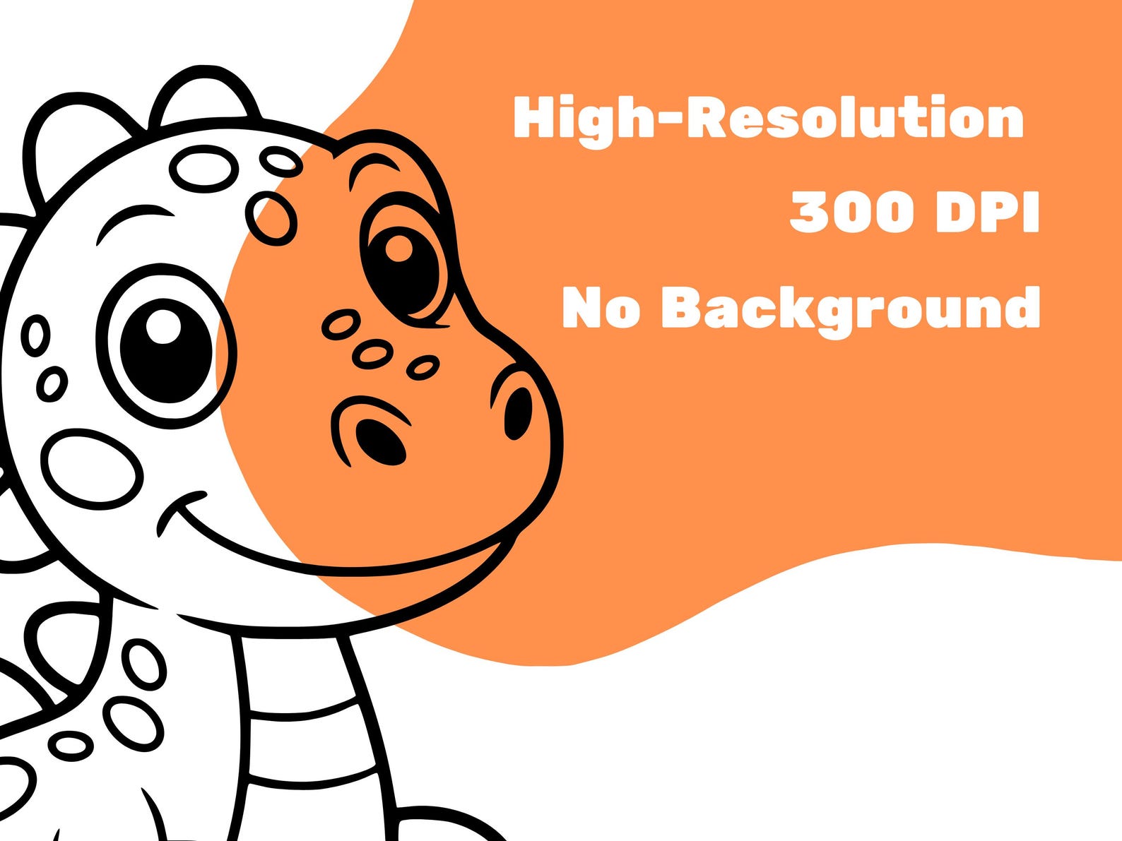 Bold & Easy Printable Dinosaur Coloring Pages for Preschool Kids ...