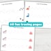 60 Preschool Line Tracing Worksheets Bundle, Fine Motor Pre-writing ...