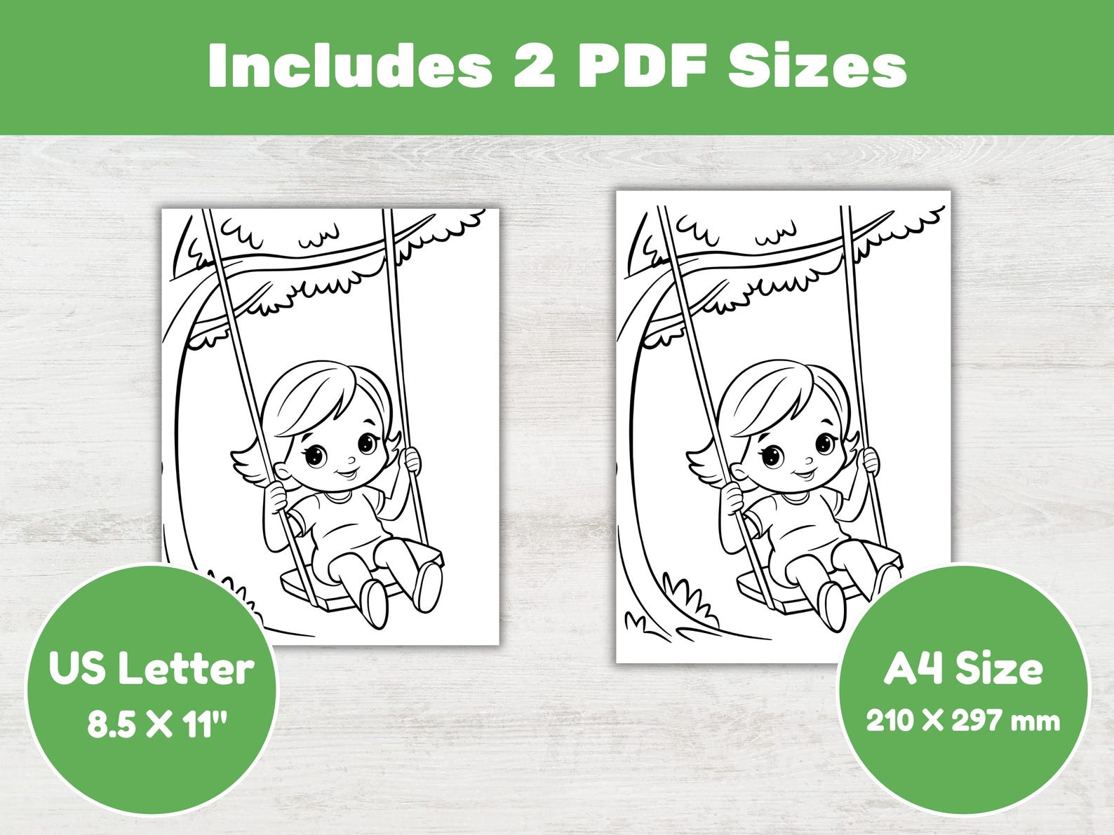 Easy Spring Flowers Coloring Pages for Kids, 3 Fun Bold Toddler ...