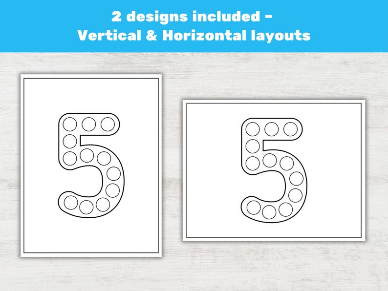 0-20 Numbers Dot Marker Coloring Pages, Dot Sticker Math Activity ...