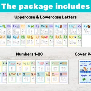 Animal ABC Alphabet Tracing Cards for Preschool｜animal Themed ...