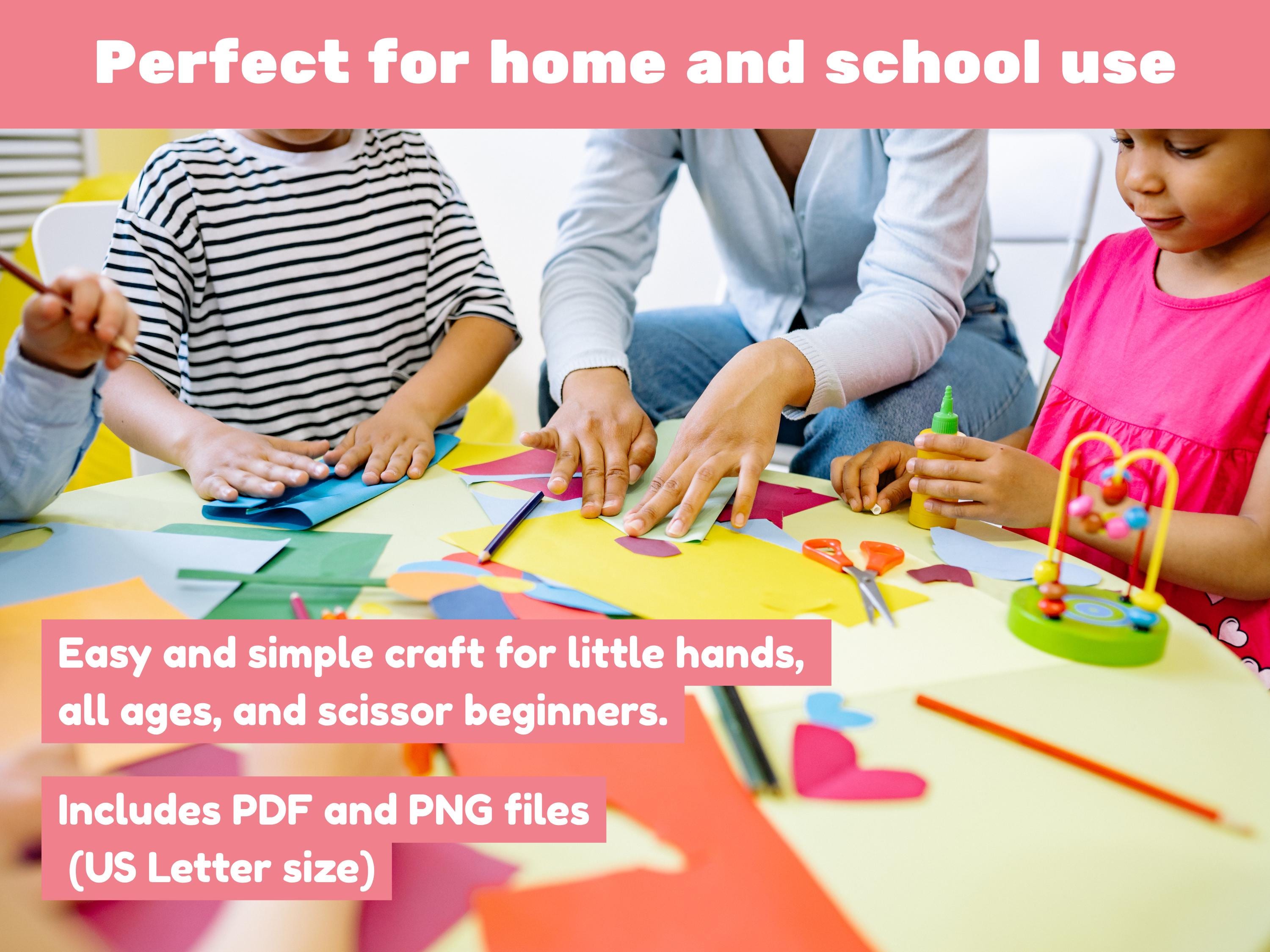Foldable Mother's Day Coloring Card, Flower Mother's Day Card, School ...