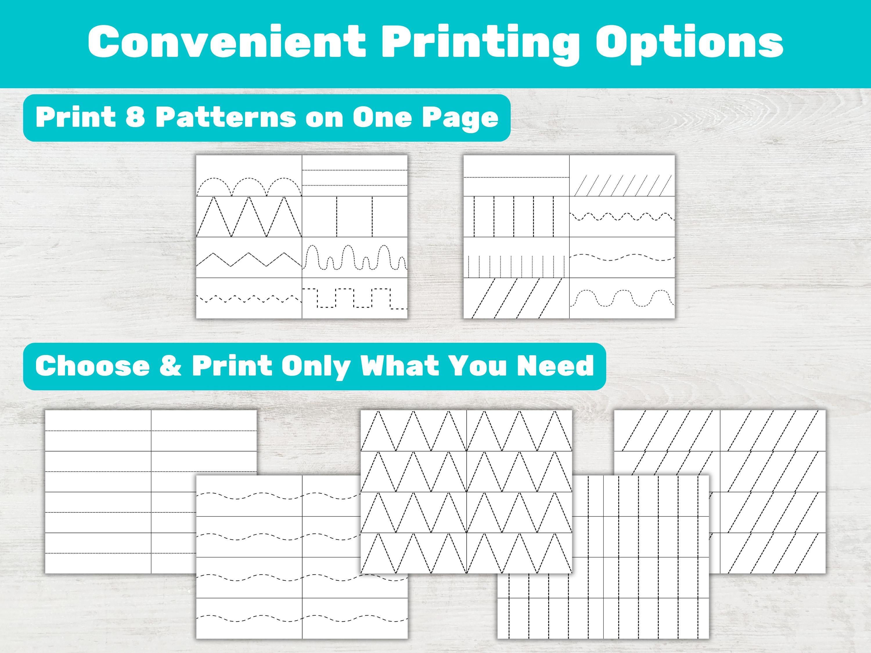 Preschool Cutting Scissor Skills Practice for Kids, Cutting Strips ...