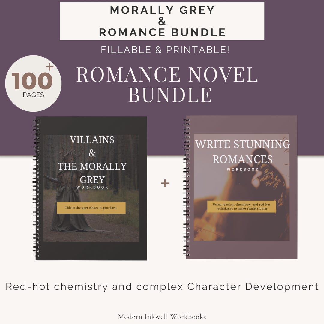Morally Grey Romance | Novel Template, Author Planner, Writing Template, Author Template ...