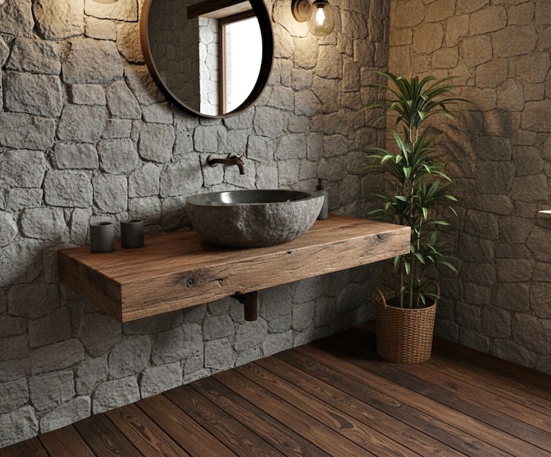 River Stone Vessel Sink 15-18