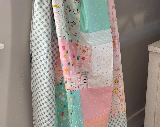 Unfinished Quilt Top, Throw Size (58" X 66”), Cottage Style, Moda ...
