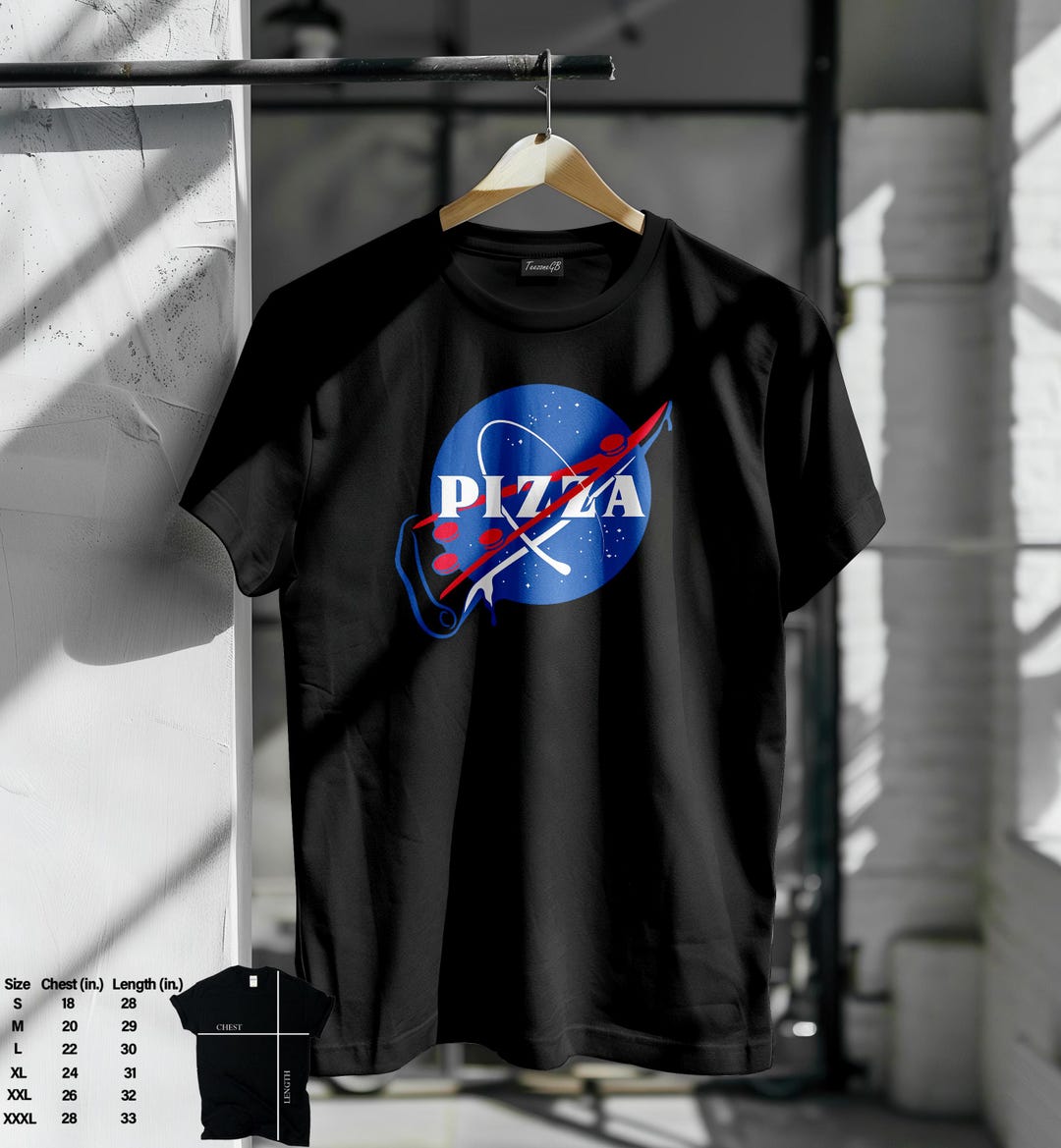 Galactic Pizza Party: Slice Through Space T Shirt for Everyone\top ...