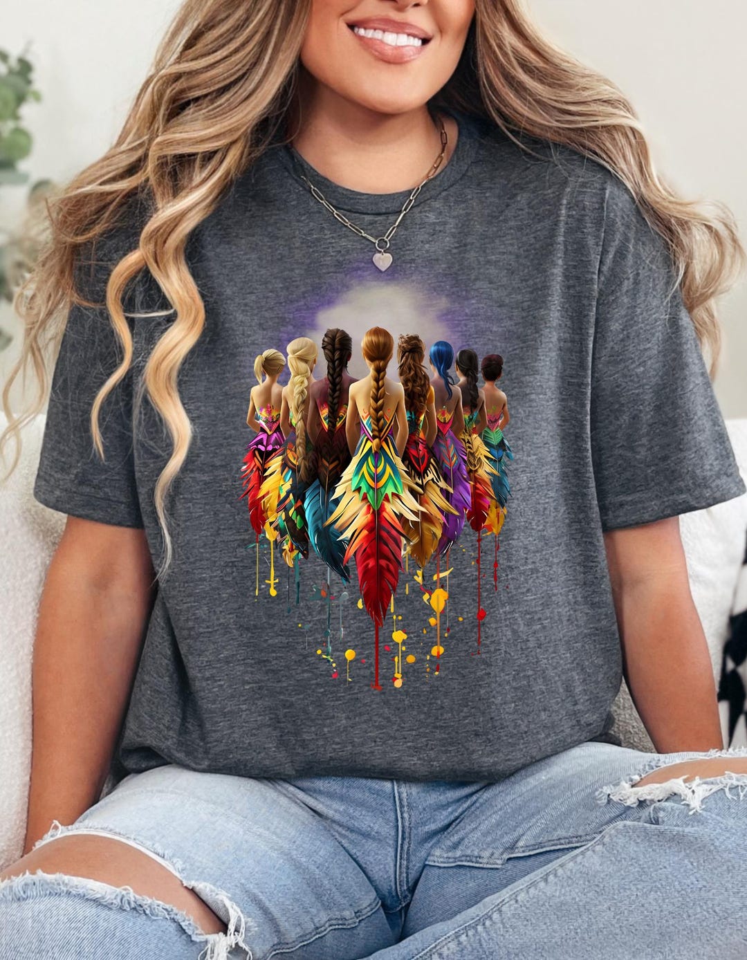 Native American Girls Shirt, Native American, Indigenous Woman, Indian ...