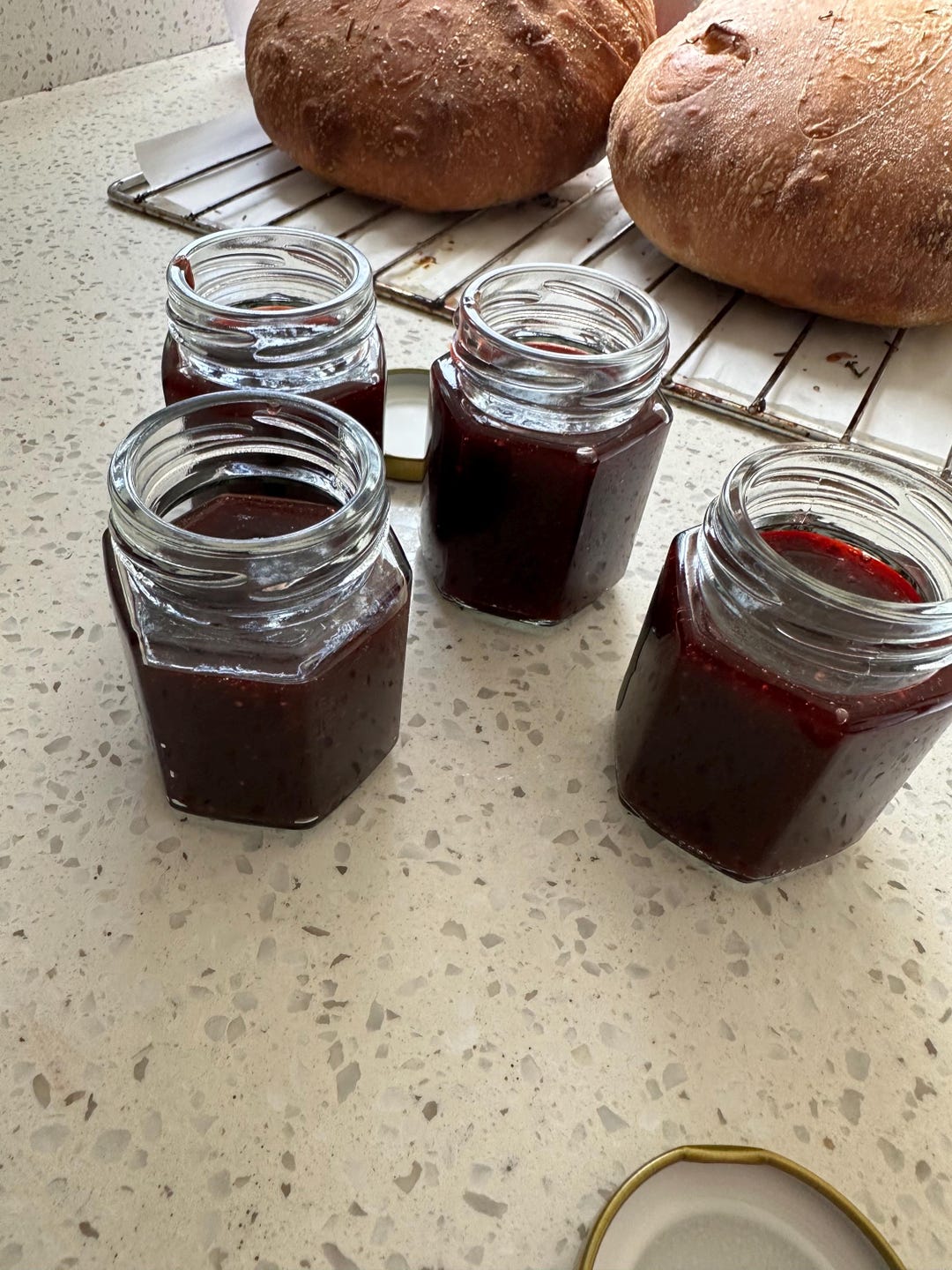 4oz Strawberry Jam- Glass Jar, Organic, Toppings, Smears, Jelly ...
