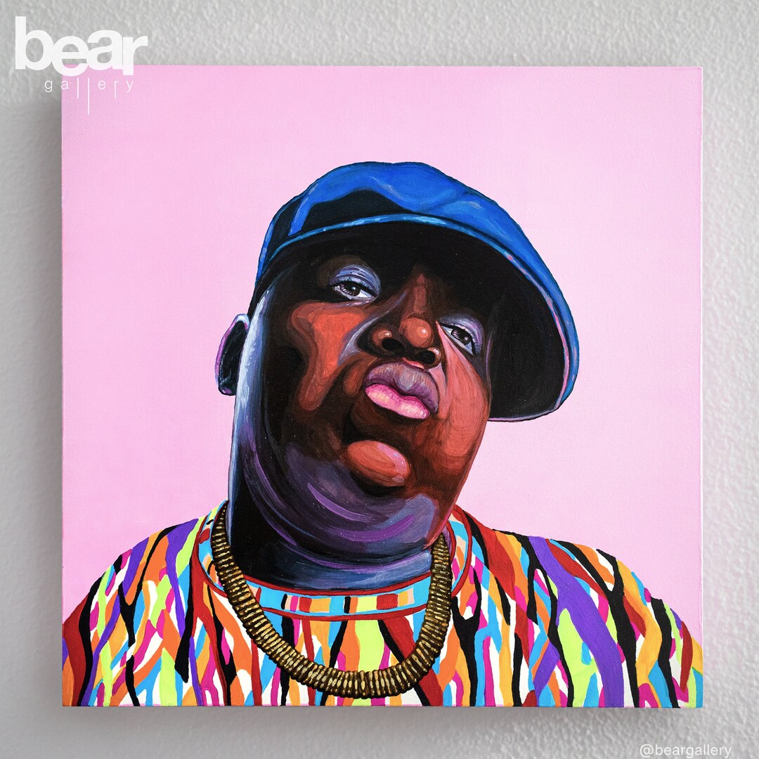 Original Painting - Notorious BIG - Biggie Smalls - Original Portrait ...
