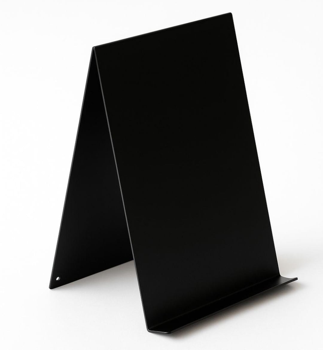 Minimalist Metal Book Stand, Black Steel Display for Books, Menus or ...