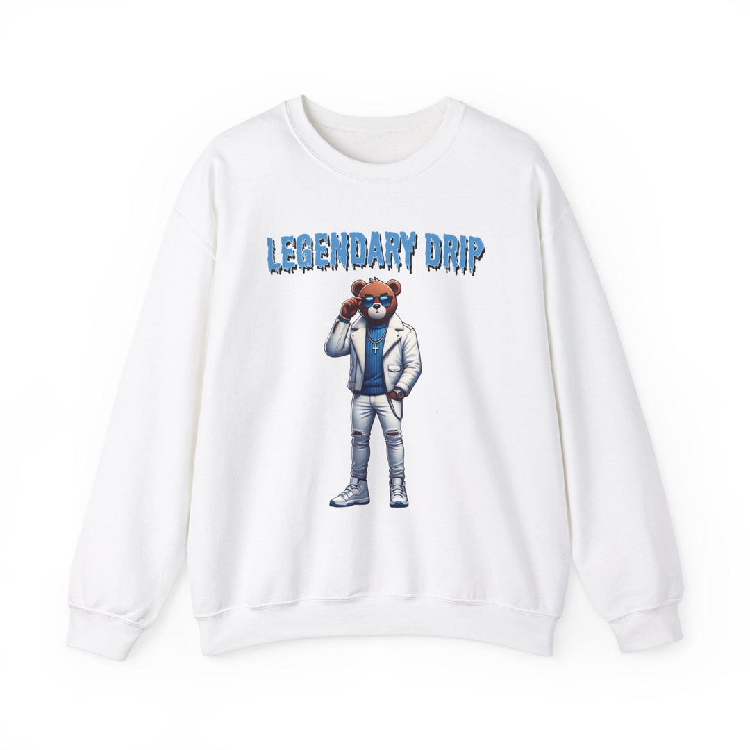 Legendary Drip Retro 11 Legend Blue Jordan Sweatshirt, Vintage Crewneck ...