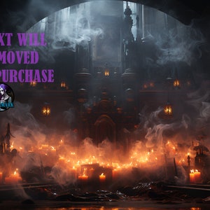 Satanic Church Altar Zoom Background Virtual Meeting Backdrops ...