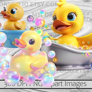 Rubber Duck Clipart PNG Classic Yellow Duck Clipart Bathtub Duck ...