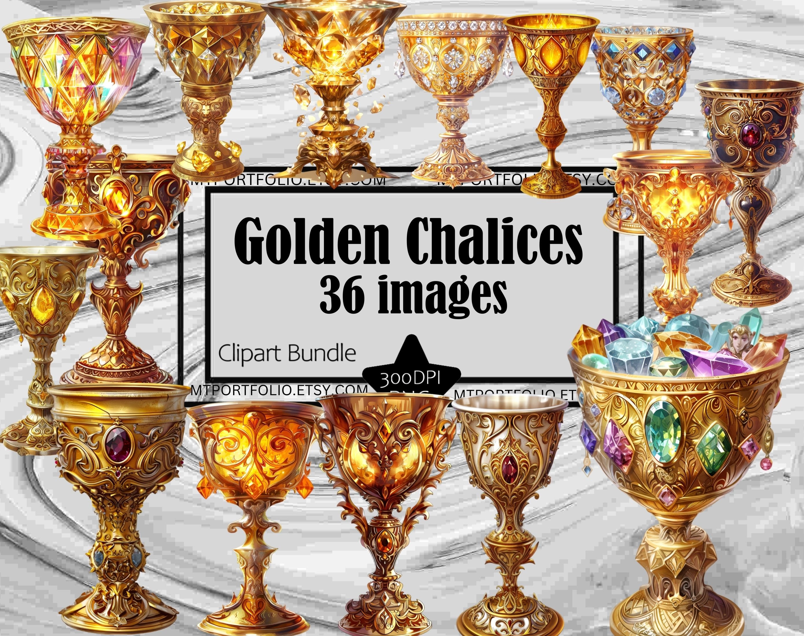Gold Goblet Etsy UK