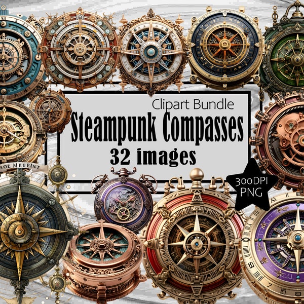 Steampunk Compass - Etsy