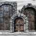 Stone Door Clipart Castle Door PNG Bundle Medieval Graphics Transparent ...