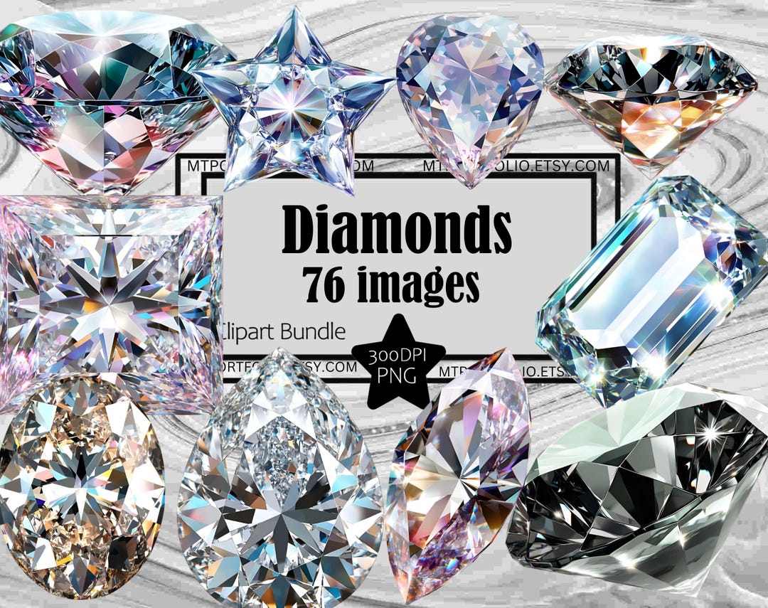 Diamonds Clipart Cut Gems PNG Graphic Diamond Gemstone Transparent ...