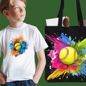 Softball Paint Splash PNG Clipart Baseball Paint Splatter PNG Graphics ...
