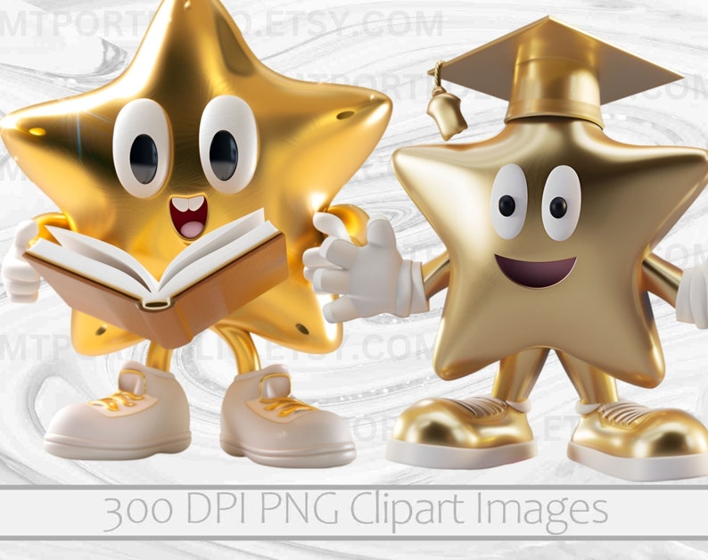 Gold Star Clipart Anime Gold Star Friend PNG Cartoon Gold Star Bundle ...