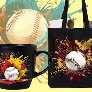 Baseball Paint Splash PNG Clipart Baseball Paint Splatter PNG Graphics ...