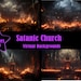Satanic Church Altar Zoom Background Virtual Meeting Backdrops ...