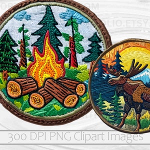 Scouting Patch Clipart Merit Badge Patch PNG Round Achievement Patch ...