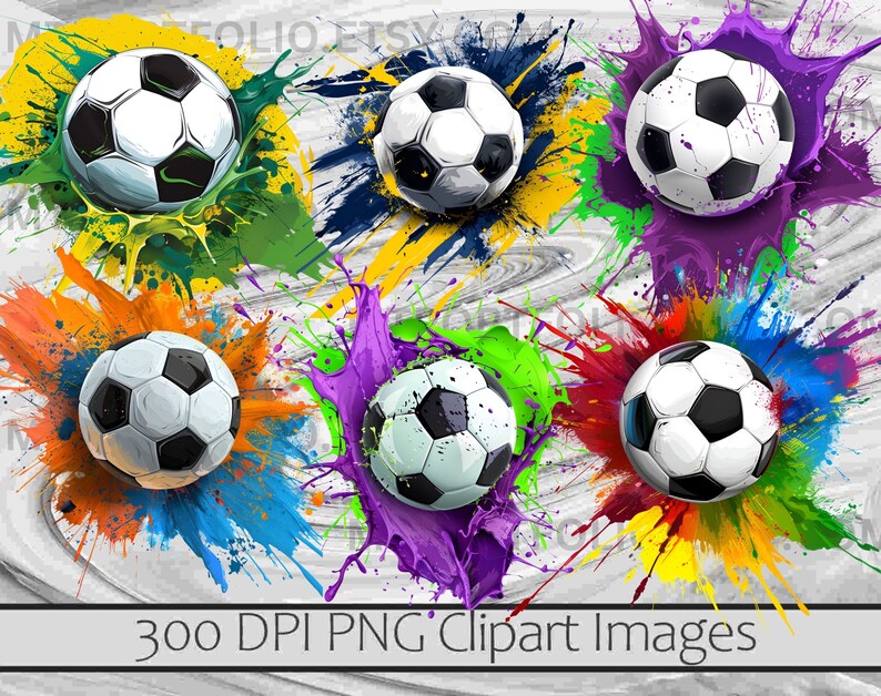 Soccer Ball Paint Splash PNG Clipart Football Paint Splatter PNG ...