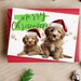 Labradoodle Doodle Red Santa Hat Christmas Graphics Dog Mom Art ...