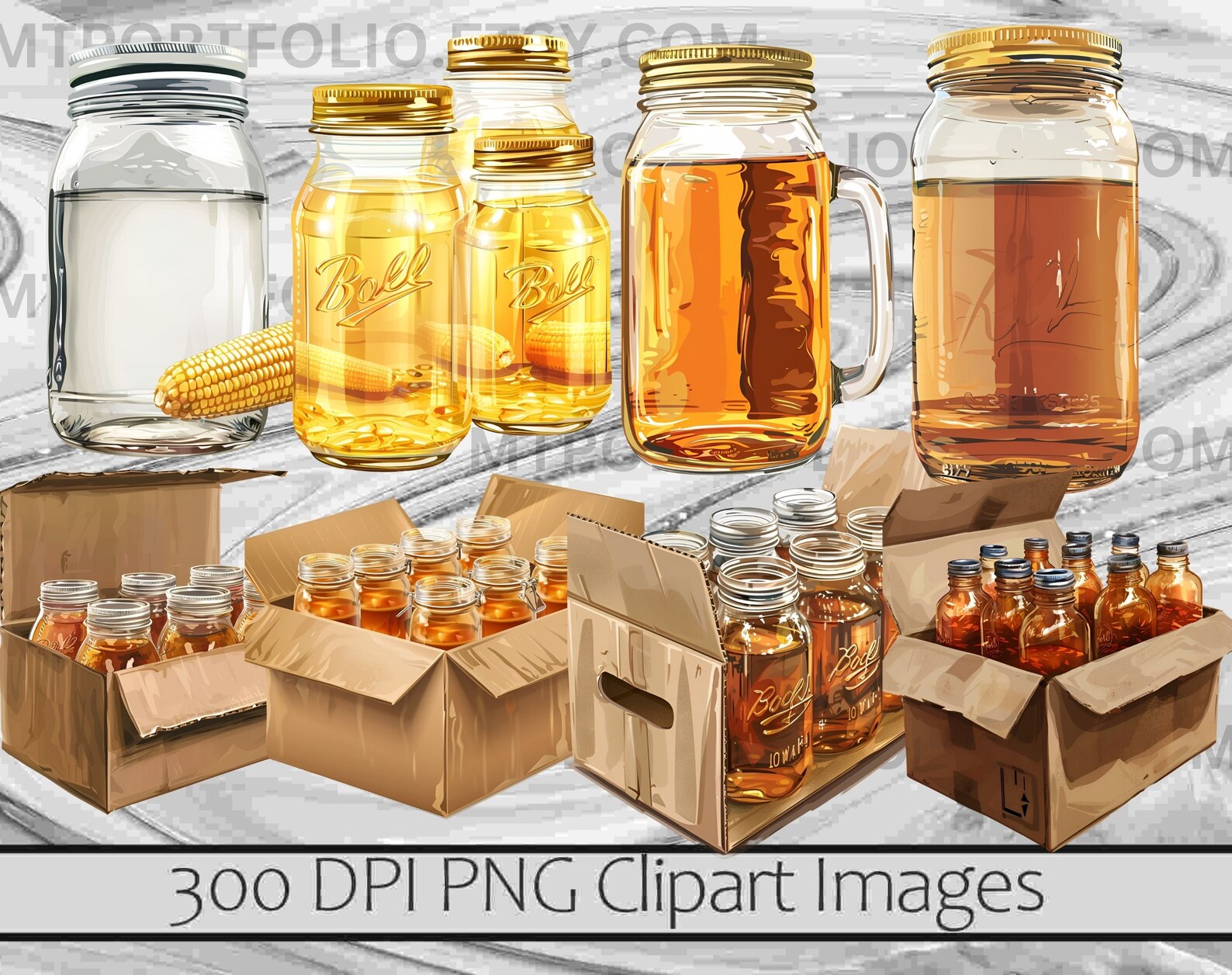 Moonshine Clipart Bundle Alcohol Drinks PNG Graphics Bootleg Booze ...