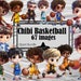 Basketball Clipart Chibi Basketball Player Png Digital Download PNG ...