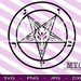 Baphomet Pentagram - SVG - Cutting Files Silhouette Cameo Cricut ...