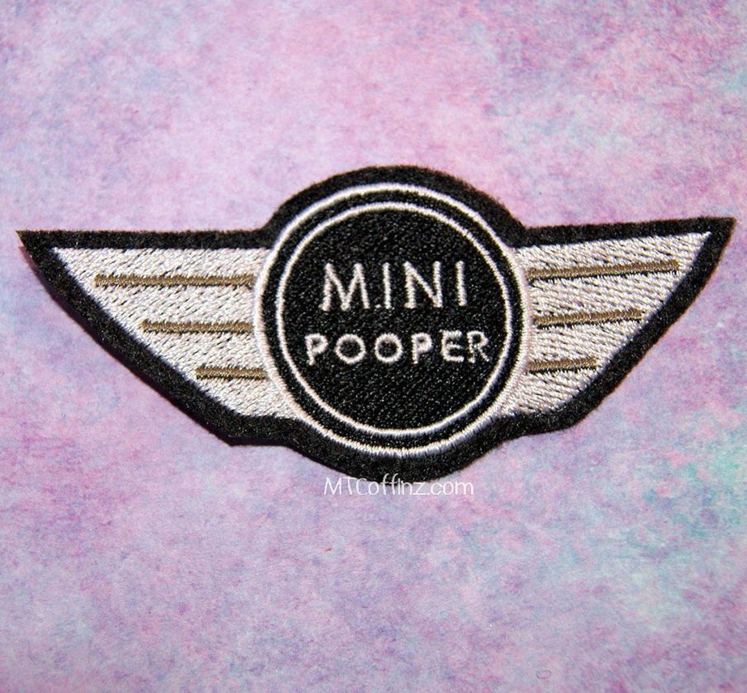 Parody Mini Pooper Logo Embroidery Design Pattern 4x4 Inches - INSTANT ...