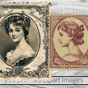 Female Stamps Clipart Feminist Stamp Ephemera Graphics PNG Clipart ...