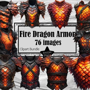 Dragon Scales Armor Clipart Royal Chest Armor PNG Bundle Fantasy Armor PNG Tabletop Gaming ...