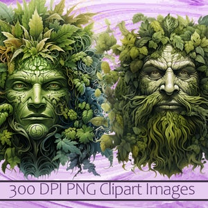 Green Man PNG Green Man Clipart Greenman Sublimation Bundle Junk ...